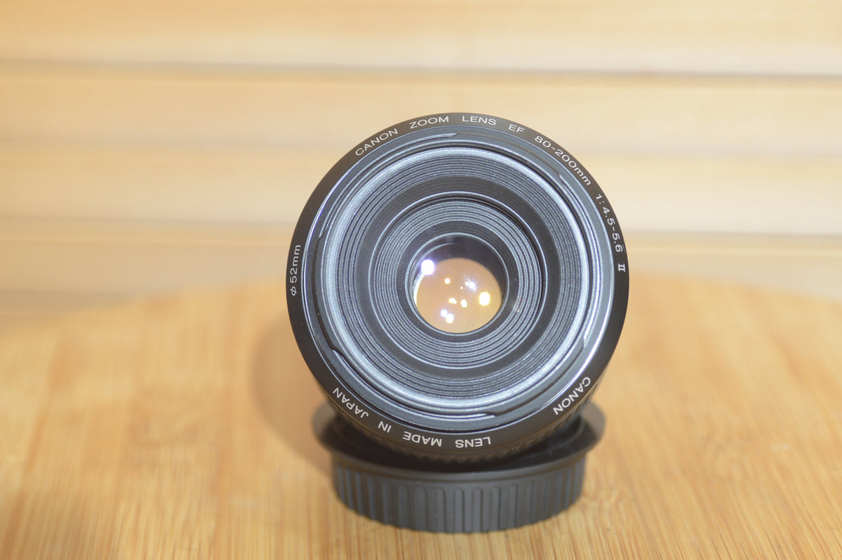 Canon EF 80-200mm f4.5-5.6 Zoom Lens 2. Auto focus. Perfect for EOS 35 – Rewind Cameras