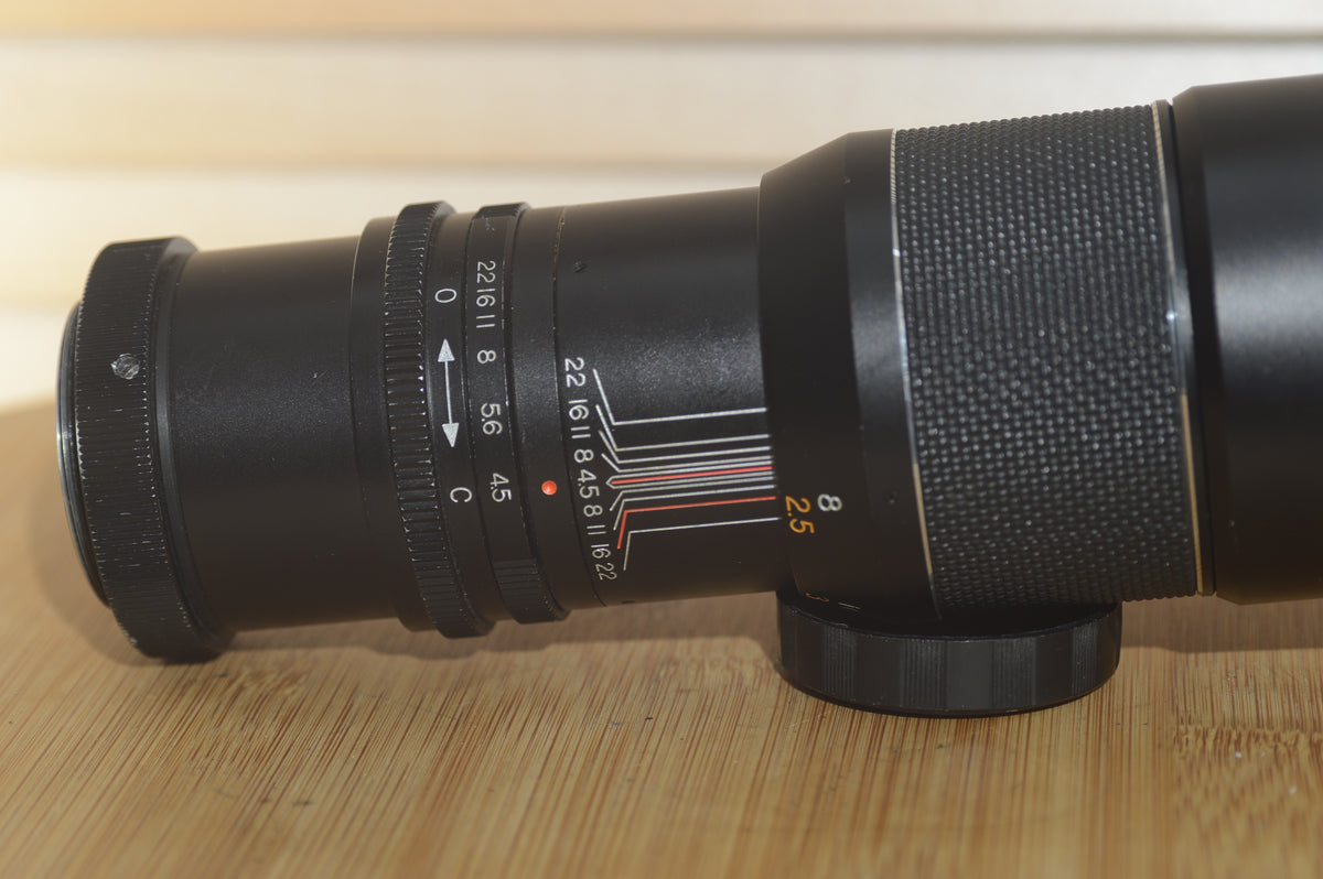 Fontron M42 200mm f4.5 Zoom Lens. Gorgeous M42 lens – Rewind Cameras